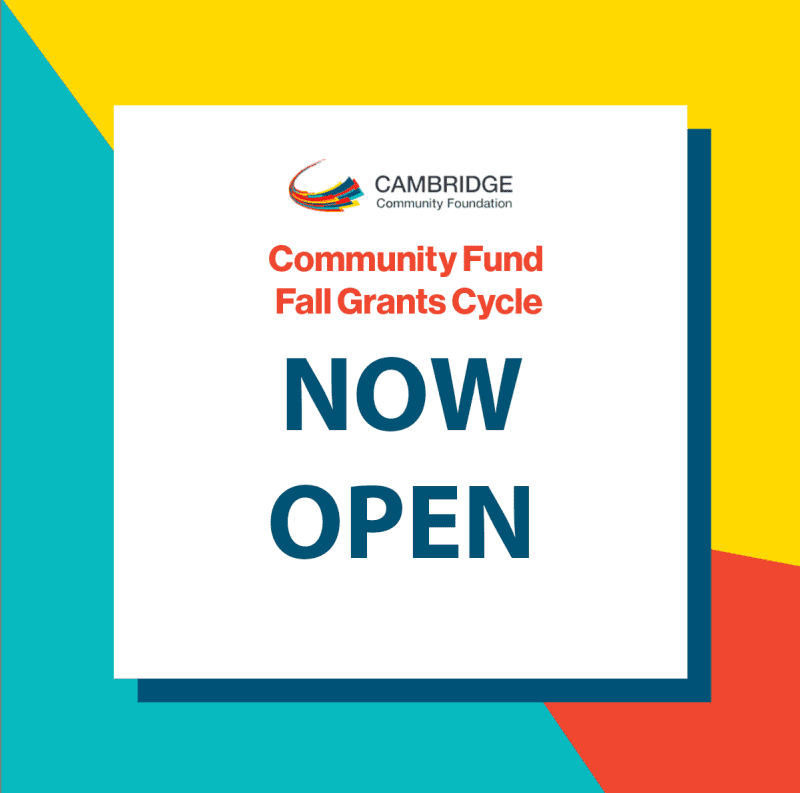 Our Fall Community Fund grant application is open. - Cambridge ...